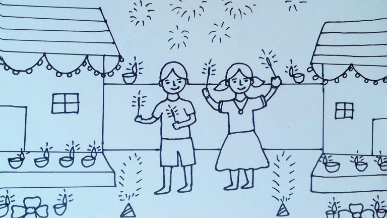 Diwali Drawing Projects for Kids - Kids Art & Craft