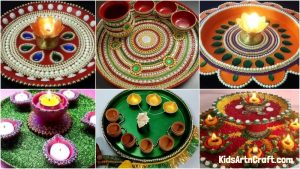 Diwali Thali Decoration for Aarti- Creative & Unique Ideas - Kids Art ...