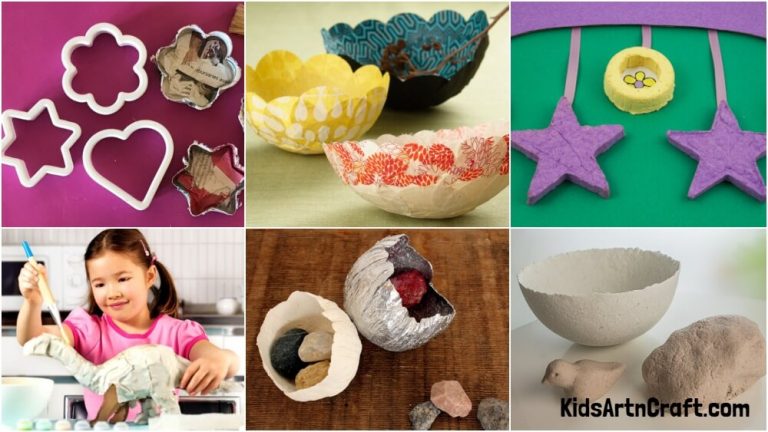 DIY Paper Mache Clay Recipe Ideas For Kids - Kids Art & Craft