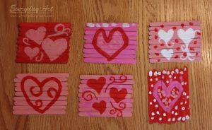 Valentine Popsicle Stick Crafts For Kids - Kids Art & Craft