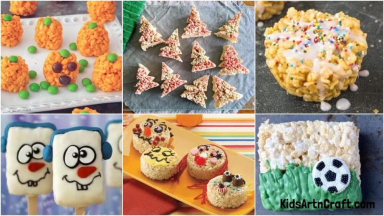 Silly Rice Krispie Treats For Kids - Kids Art & Craft