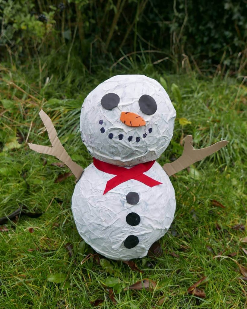 Paper Mache Decoration Crafts For Christmas - Kids Art & Craft