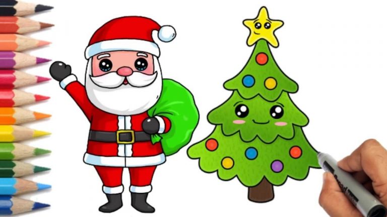 Christmas Drawings for Kids - Kids Art & Craft