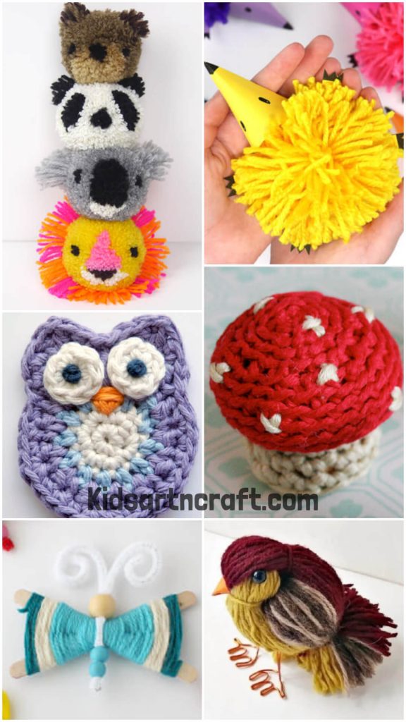 Cute And Easy Things To Make With Yarn - Kids Art & Craft