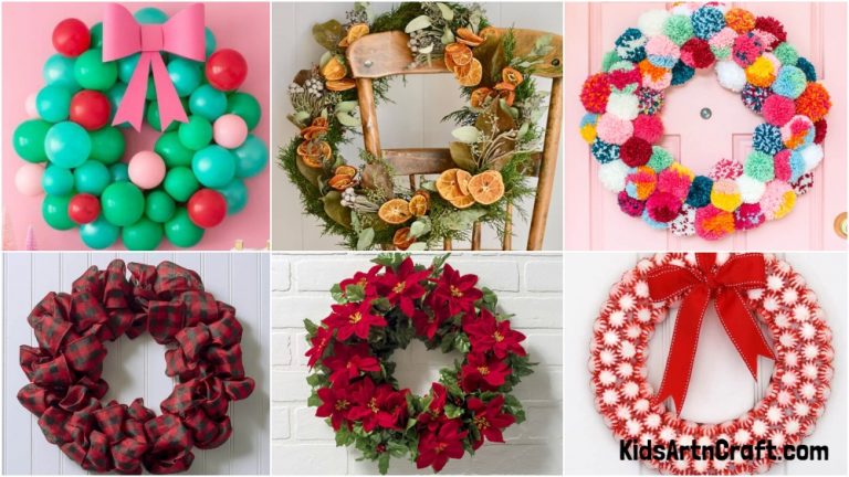 DIY Christmas Wreath Ideas For Decorations - Kids Art & Craft