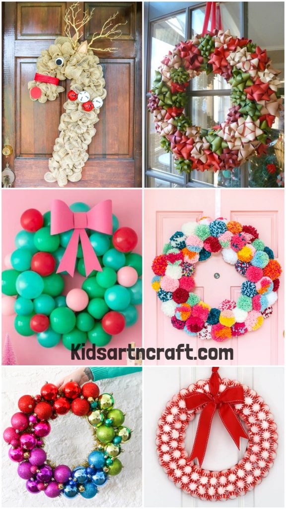 DIY Christmas Wreath Ideas For Decorations - Kids Art & Craft