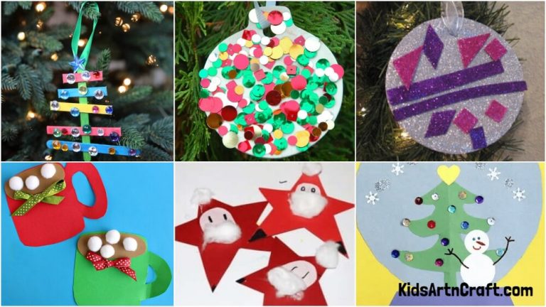 Easy Christmas Craft For Preschoolers - Kids Art & Craft