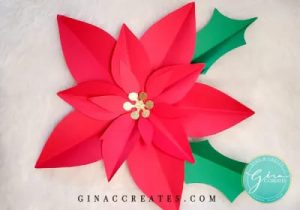 Poinsettia Flower Making Ideas for Christmas - Kids Art & Craft