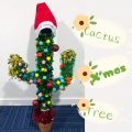 DIY Cactus Christmas Tree Decoration Ideas - Kids Art & Craft