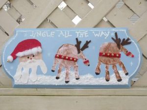 Handprint & Footprint Santa Claus Crafts For Kids - Kids Art & Craft