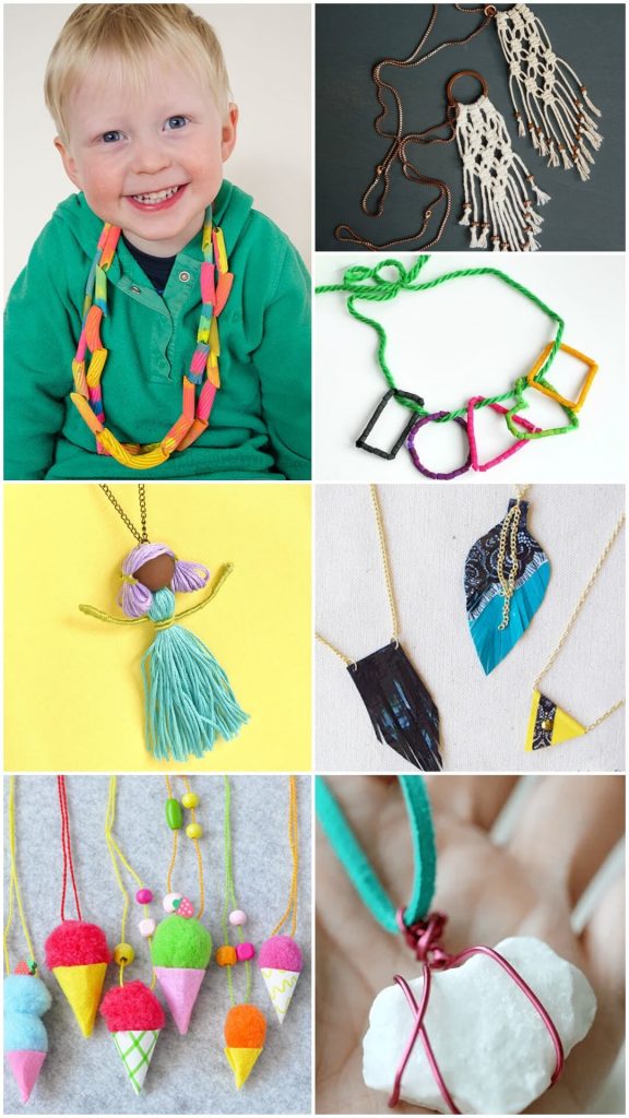 Handmade Necklace Craft Ideas - Kids Art & Craft