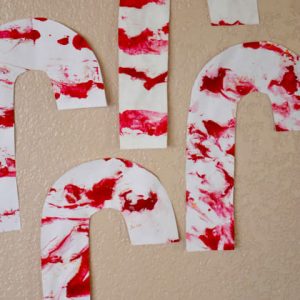 Easy Candy Cane Crafts for Kids - Kids Art & Craft
