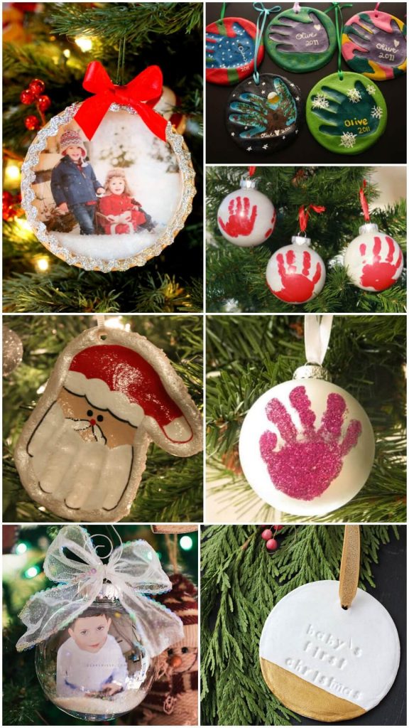 DIY Baby Keepsake Decoration Craft Ideas For Christmas - Kids Art & Craft