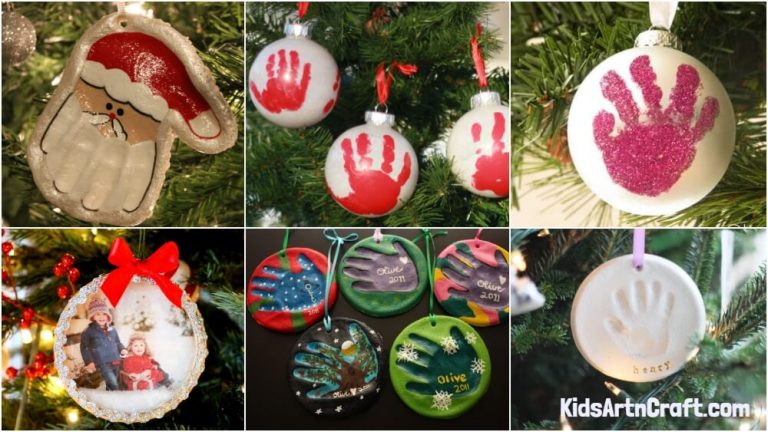 DIY Baby Keepsake Decoration Craft Ideas For Christmas - Kids Art & Craft