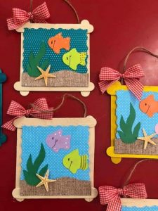 Fish Popsicle Sticks Crafts For Kids - Kids Art & Craft