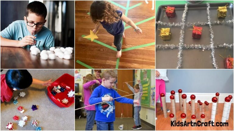 Christmas Indoor Games For Preschoolers - Kids Art & Craft