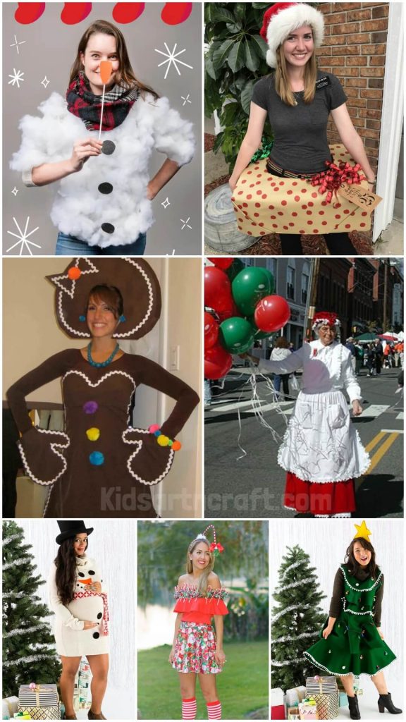 Christmas Outfits For Women - Kids Art & Craft