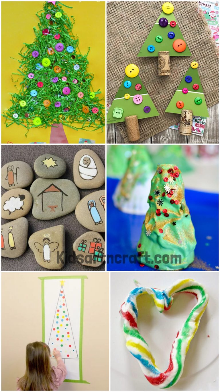 Easy Christmas Projects for Preschoolers To Make - Kids Art & Craft