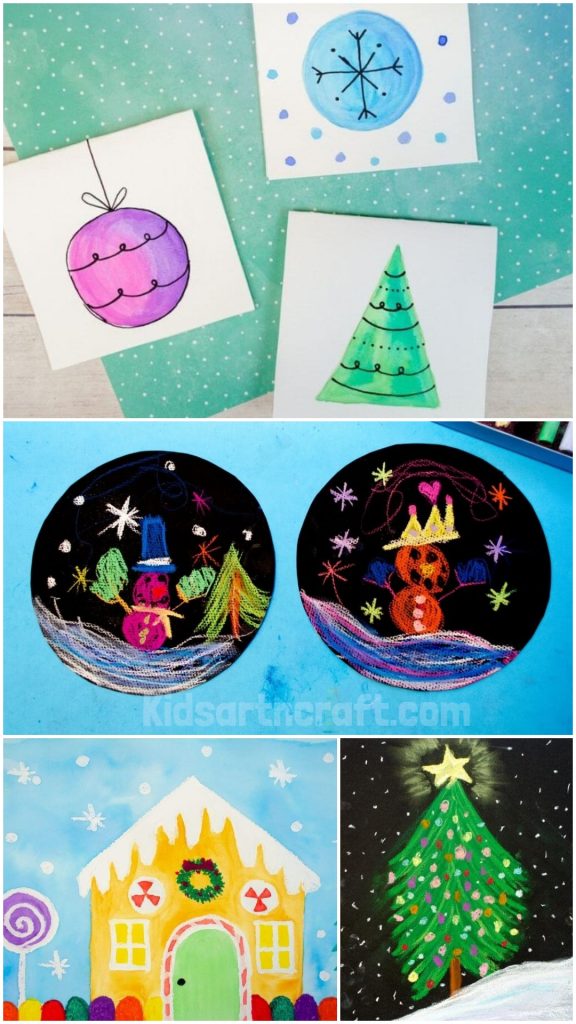 DIY Christmas Art Projects for Kids - Kids Art & Craft