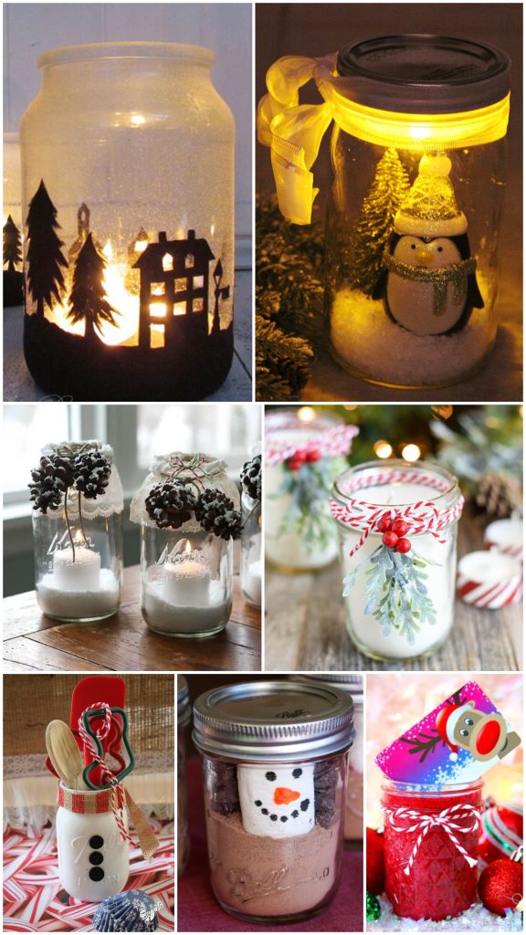 DIY Mason Jar Craft Ideas For Christmas - Kids Art & Craft