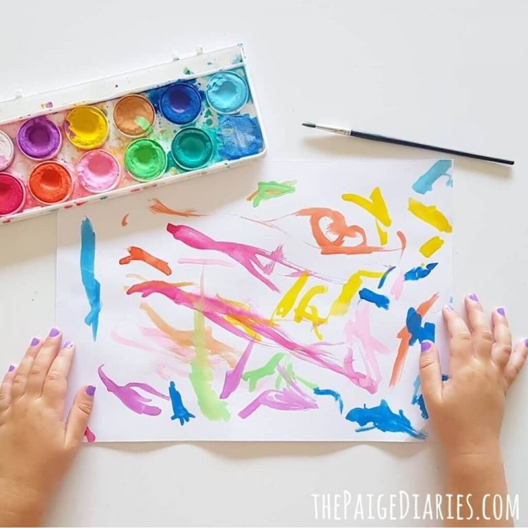 Watercolor Painting Ideas For Toddlers - Kids Art & Craft