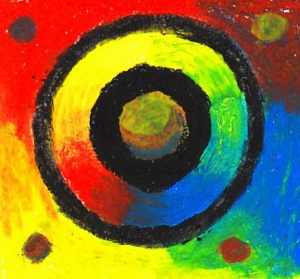 Abstract Oil Pastel Painting Ideas - Kids Art & Craft