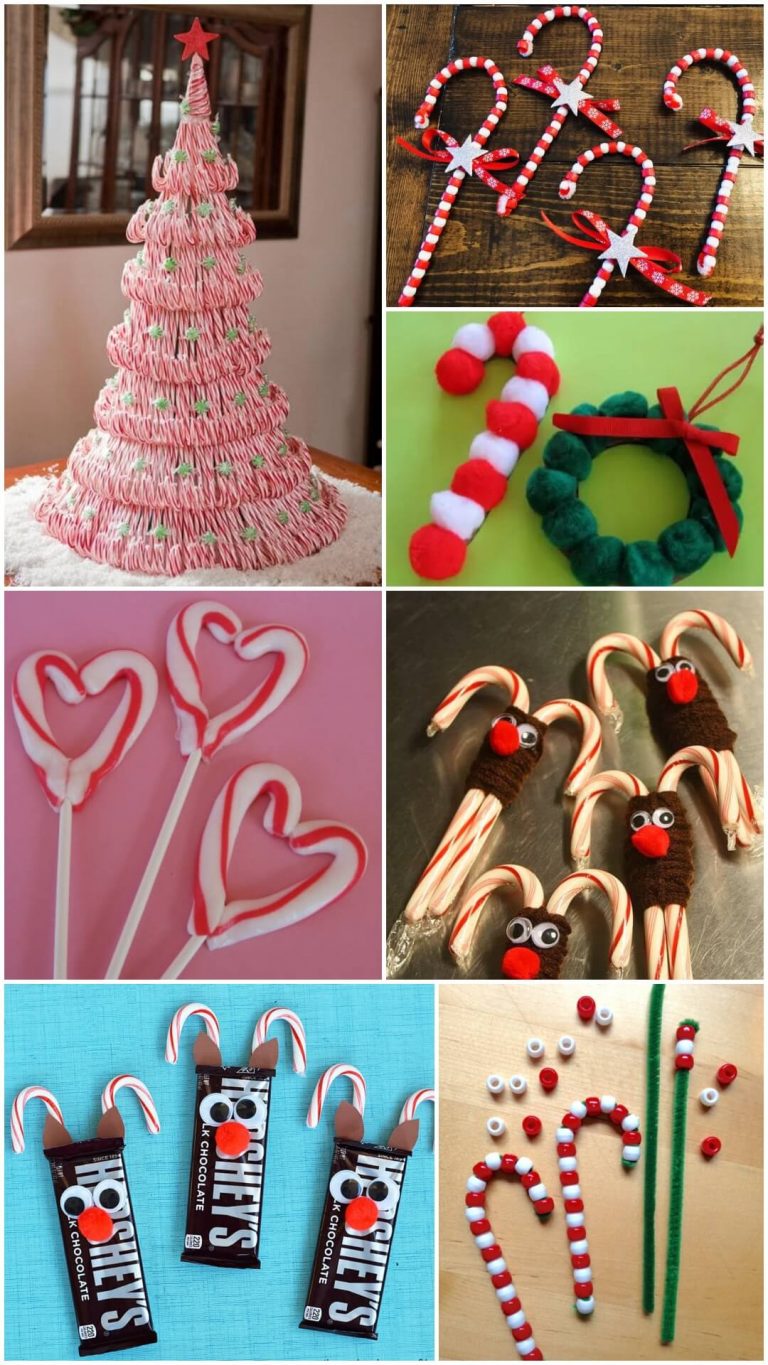Easy Candy Cane Crafts for Kids - Kids Art & Craft