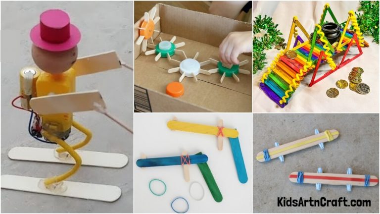 Easy Popsicle Sticks Science Project Activities - Kids Art & Craft