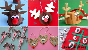 Easy Reindeer Crafts For Kindergartners - Kids Art & Craft