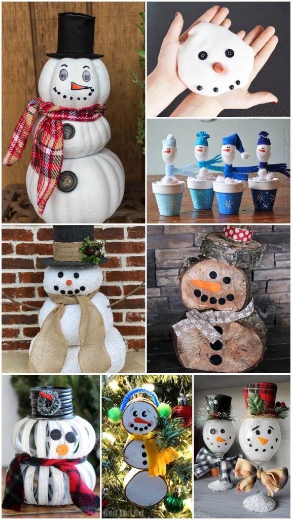 Easy Snowman Craft Ideas For Adults - Kids Art & Craft