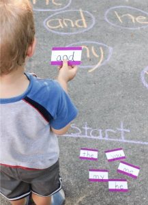 Learning Sidewalk Chalk Activities For Kids - Kids Art & Craft