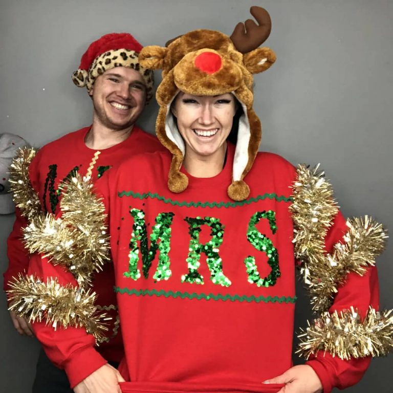 Christmas Outfits For Couples - Kids Art & Craft