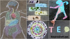 Learning Sidewalk Chalk Activities For Kids - Kids Art & Craft