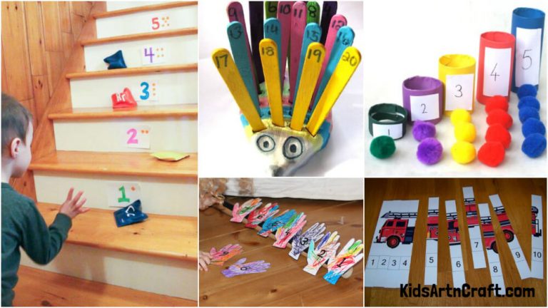 Number Learning Activities For Kids - Kids Art & Craft