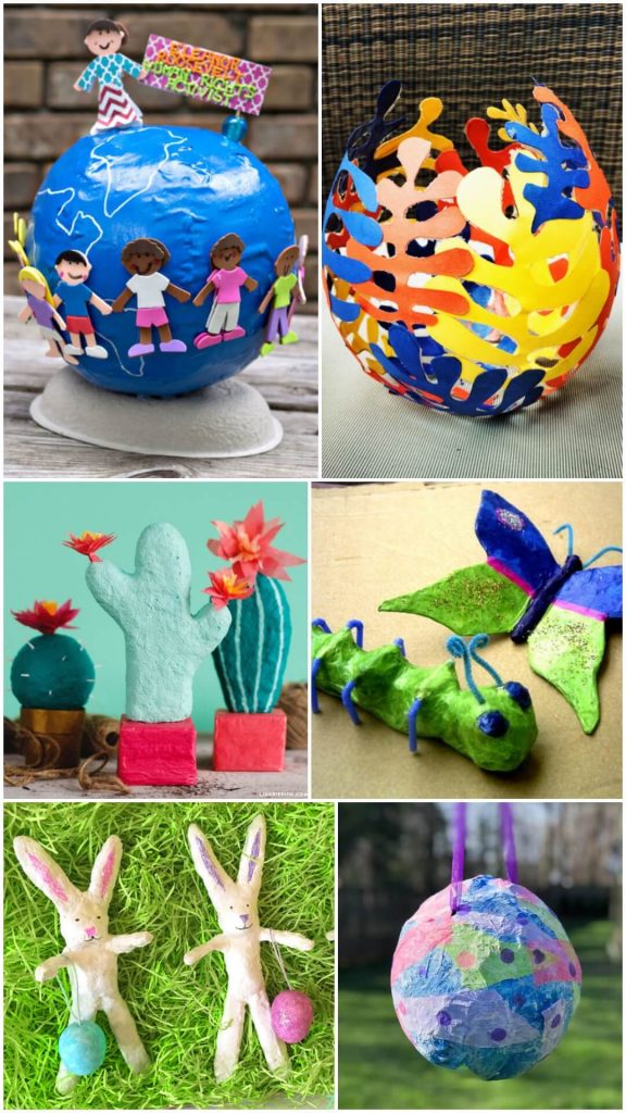 Paper Mache Craft Projects - Kids Art & Craft