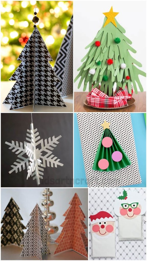 Simple Christmas Paper Craft Ideas - Kids Art & Craft