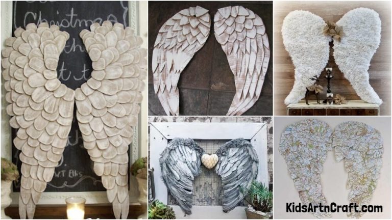 Wings Wall Art Ideas For Home Decorations - Kids Art & Craft