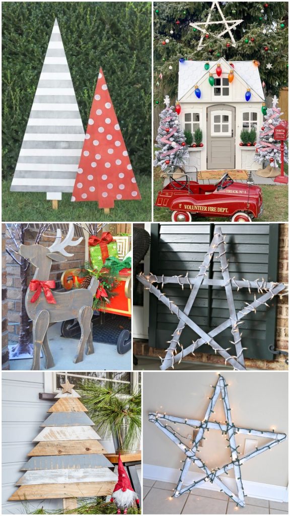 Wood Christmas Crafts For Outdoor - Kids Art & Craft