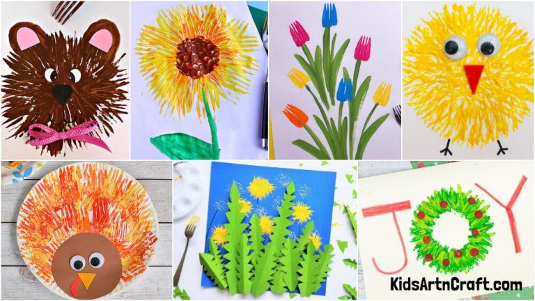 DIY Fork Craft Ideas - Kids Art & Craft