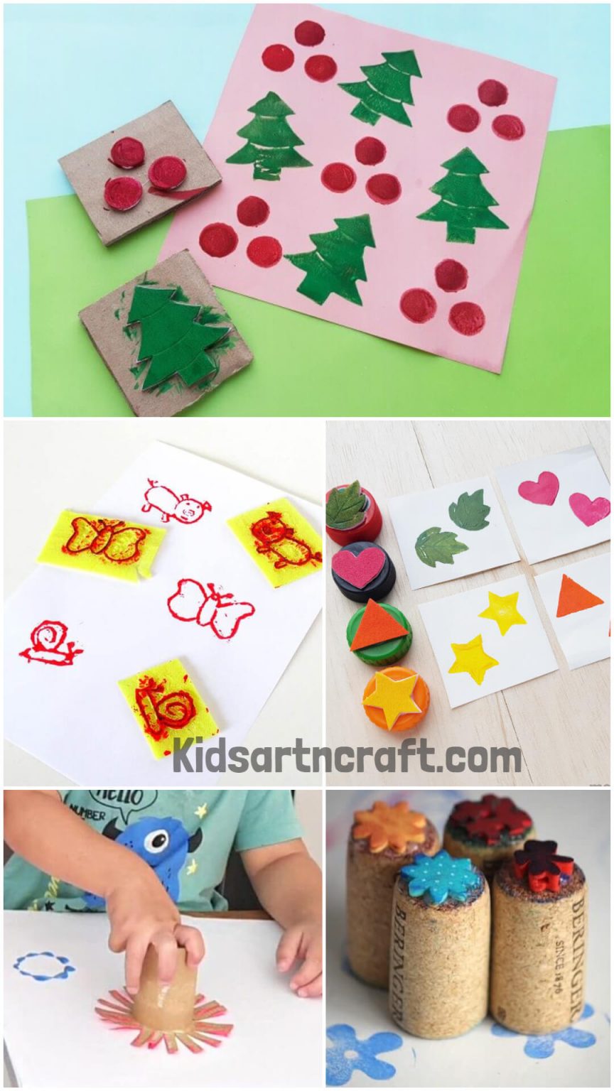DIY Stamps For Kids - Kids Art & Craft