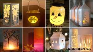 DIY Winter Lantern Crafts to Decorate Your Home - Kids Art & Craft