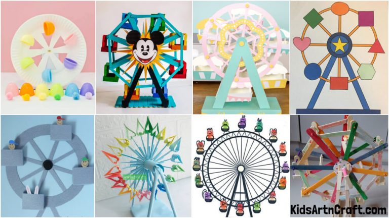 Ferris Wheel Art and Craft Ideas - Kids Art & Craft