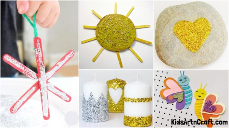 Glitter Crafts For Preschoolers - Kids Art & Craft