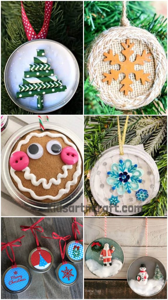 Mason Jar Lid Crafts for Kids - Kids Art & Craft