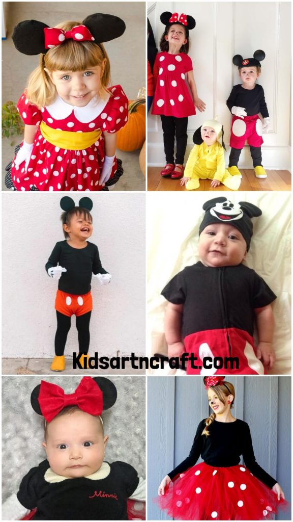 Mickey Mouse Costume DIY Ideas for Kids - Kids Art & Craft