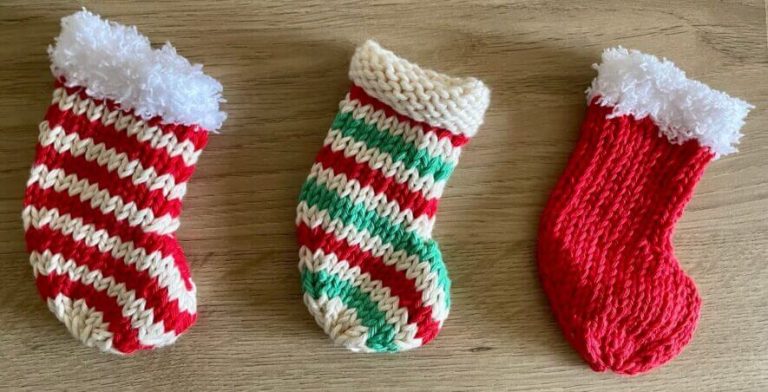 Christmas Stocking Knitting Patterns Ideas - Kids Art & Craft
