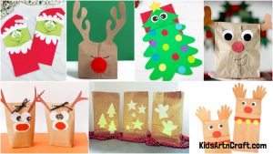 Paper Bag Crafts & Activities for Christmas - Kids Art & Craft
