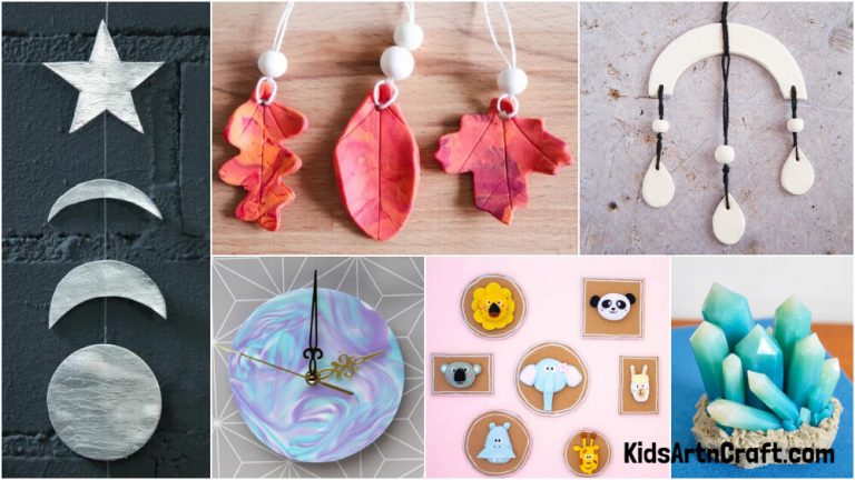Polymer Clay Decoration Crafts For Home - Kids Art & Craft