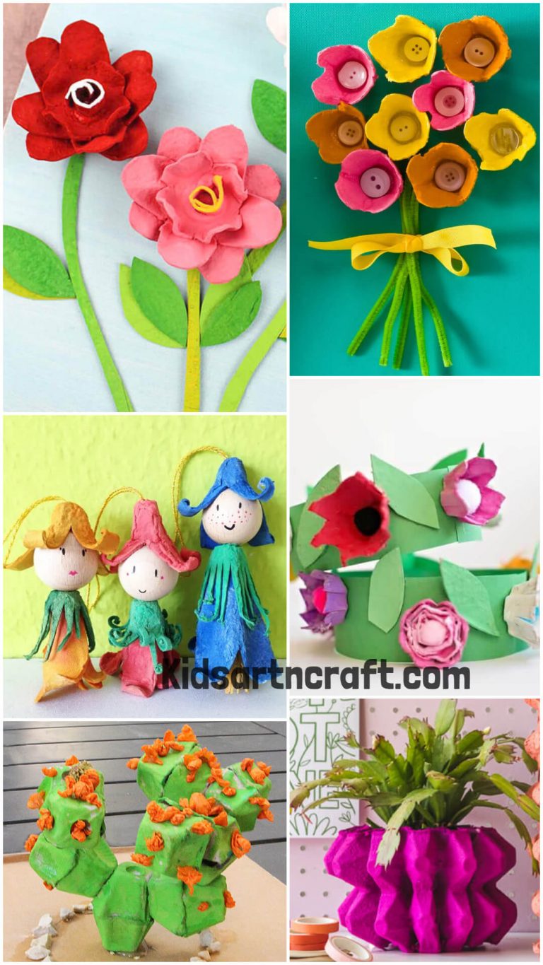 Recycled Egg Carton Craft Ideas - Kids Art & Craft