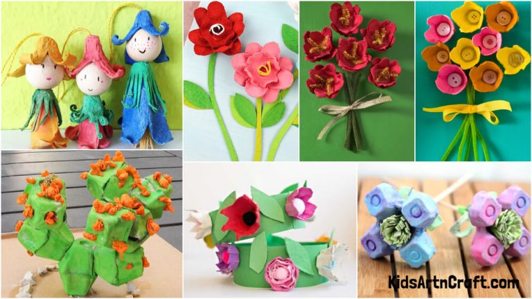Recycled Egg Carton Craft Ideas - Kids Art & Craft